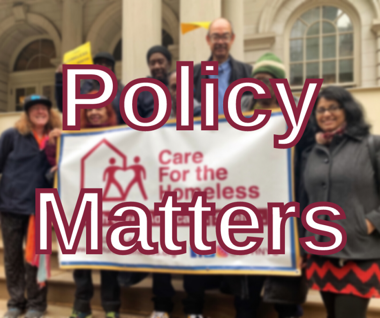 Care For the Homeless Policy and Advocacy | End Homelessness | Care For ...